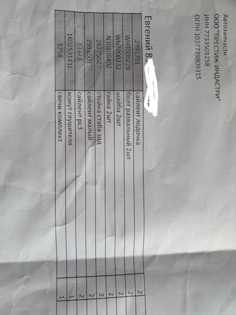 WHT000232 Шайба эксцентриковая VAG | Запчасти на DRIVE2