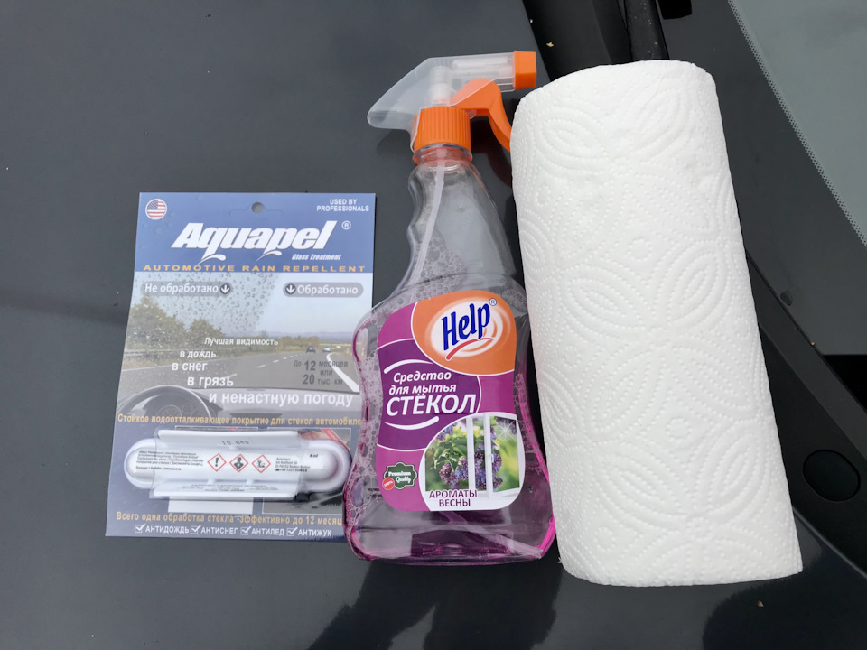 Водоотталкивающее покрытие для стёкол Aquapel (антидождь) — Mazda 3 (1G ...