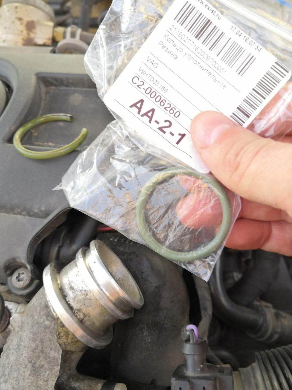 WHT003186 УПЛОТНИТЕЛЬНОЕ КОЛЬЦО/ VAG | Запчасти на DRIVE2