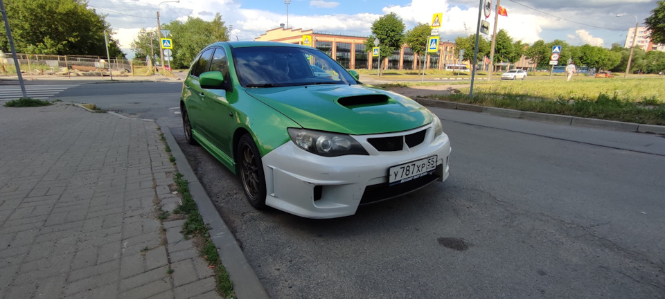 Передний бампер Syms Racing, задний бампер Liberal albero impreza gh ...