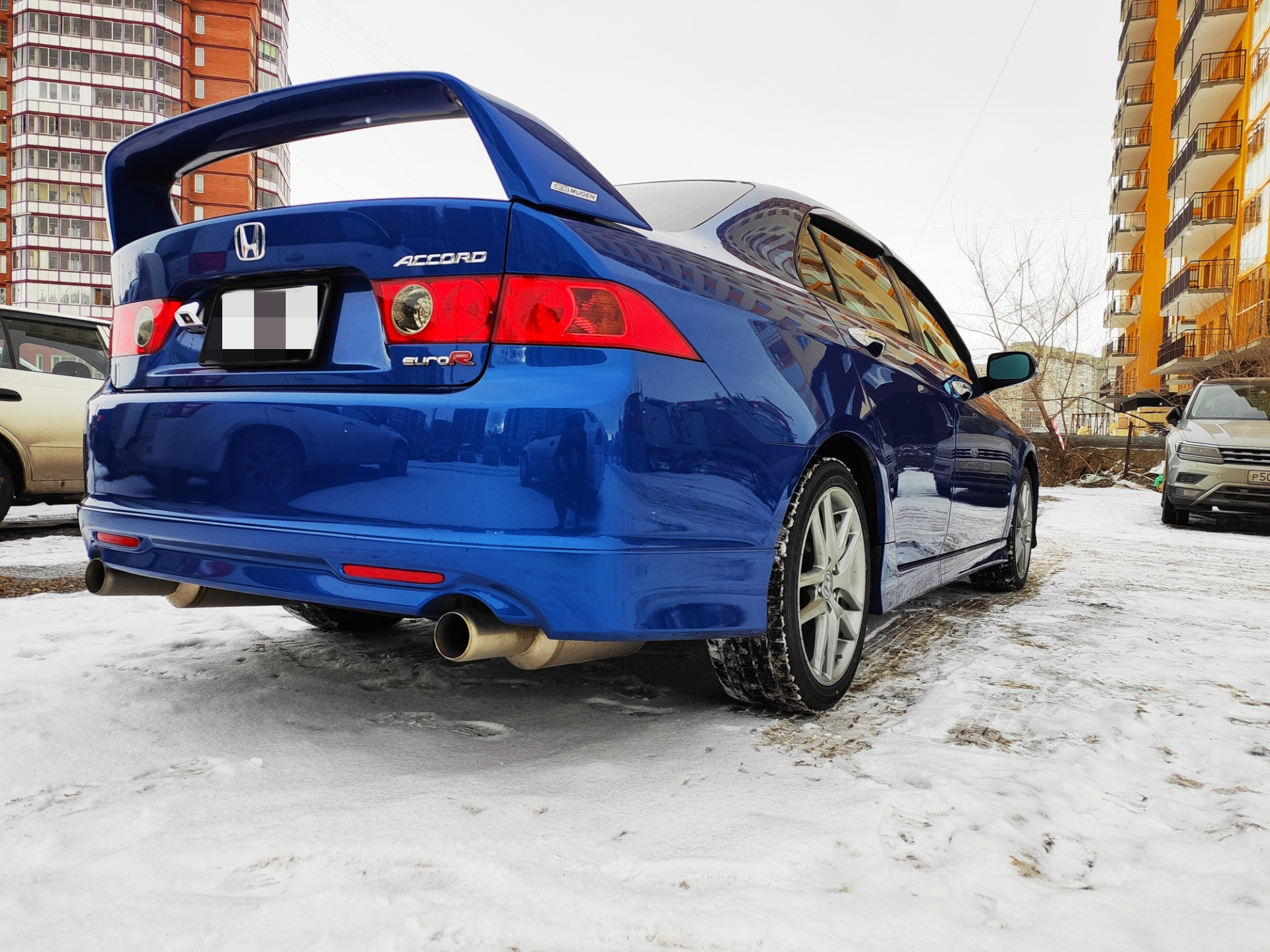 StarLine S96… С 23 февраля, синий! — Honda Accord Euro R (CL7), 2 л ...