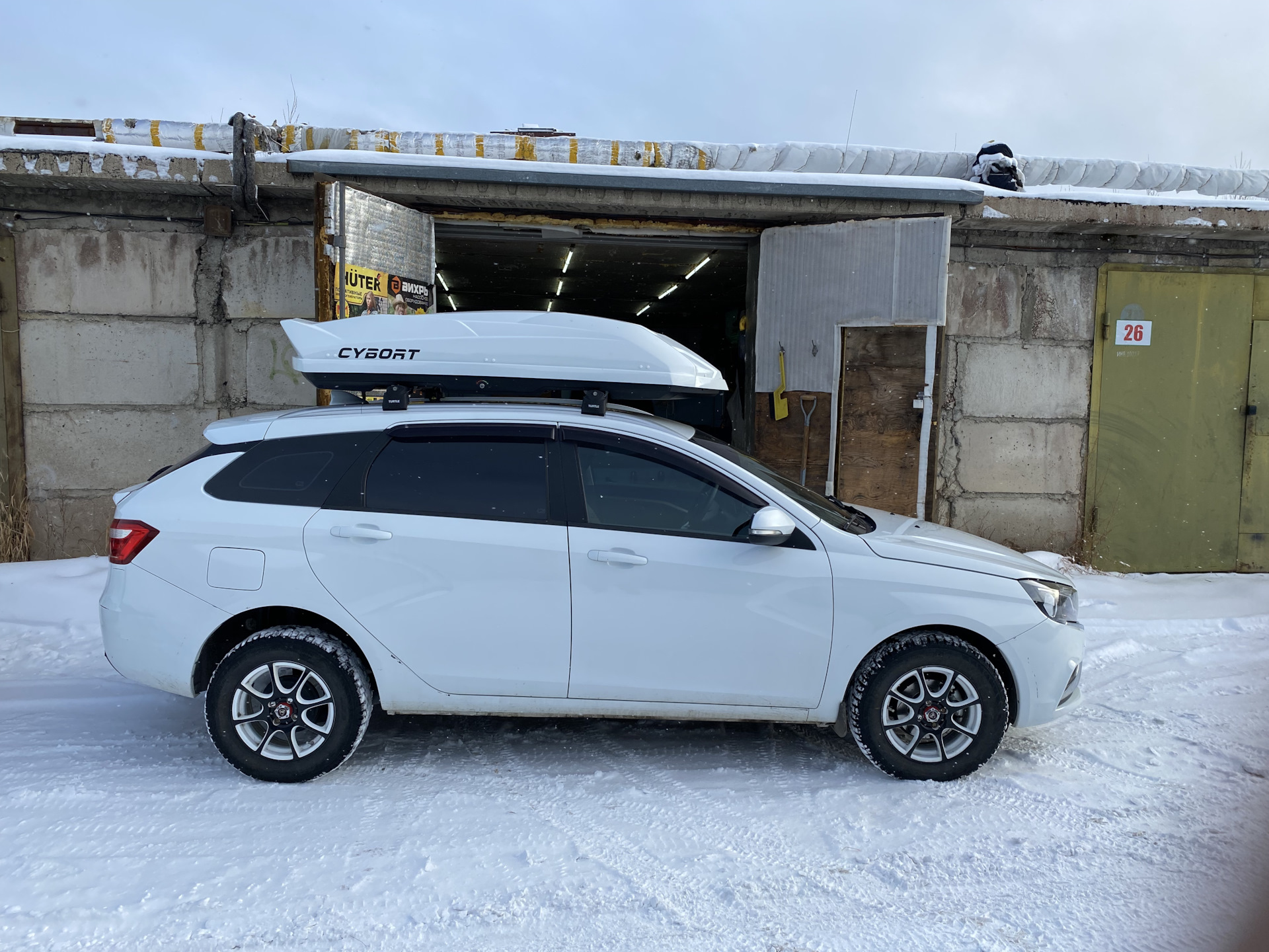 Замена автобокса Turino1 на CYBORT Inception — Lada Vesta SW (1G), 1,6 ...