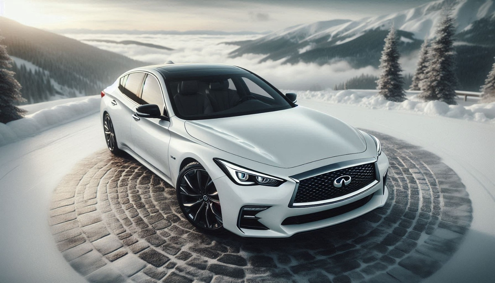 Q50 нарисованная ИИ — Infiniti q50, 2 л, 2016 года | фотография | DRIVE2