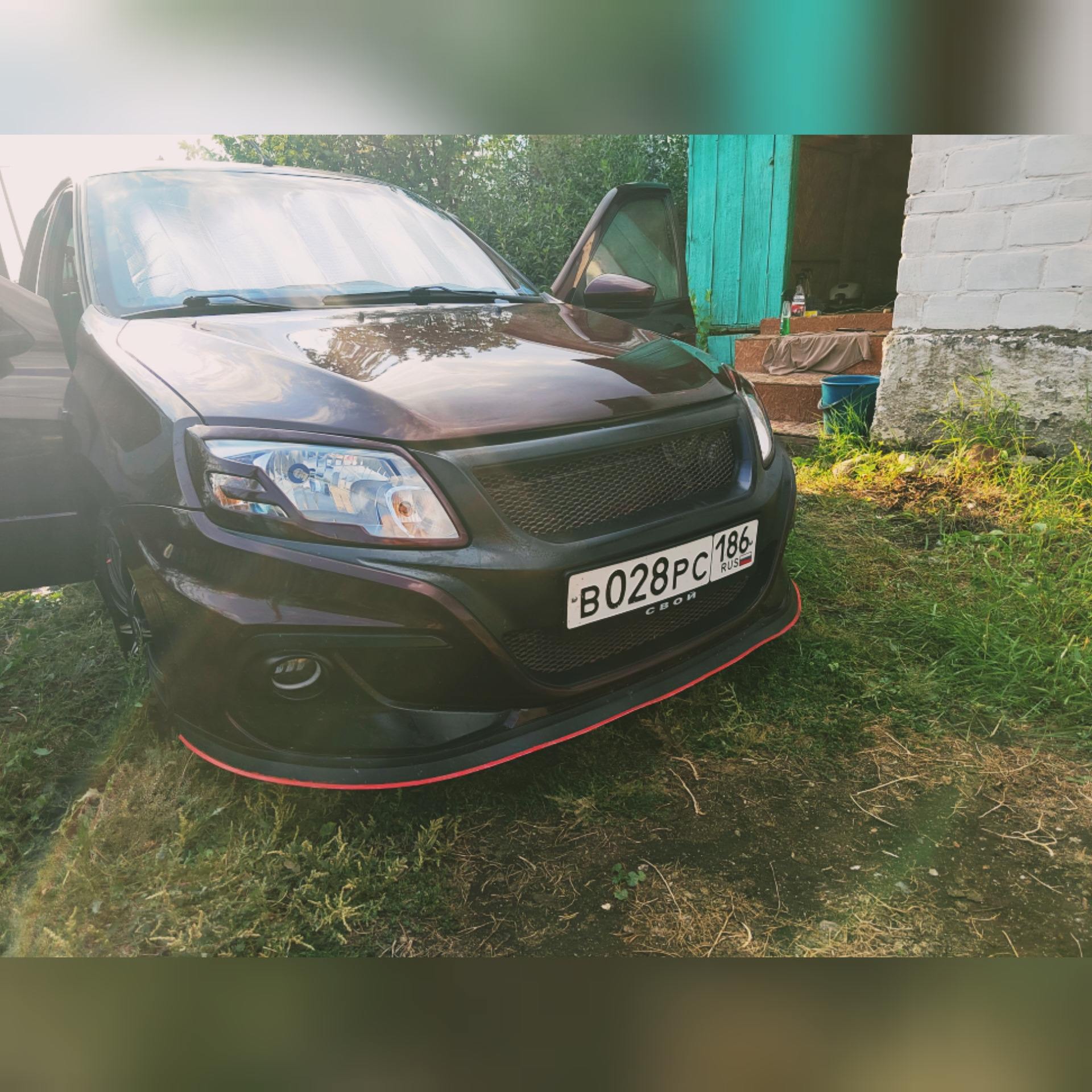 Сводил свою на реснички 🤣 — Lada Гранта, 1,6 л, 2016 года | стайлинг ...