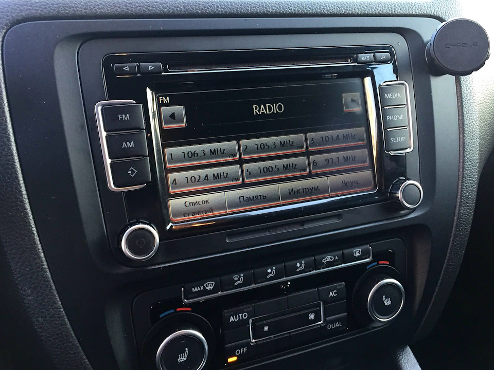 Замена ГУ RCD 340 — Volkswagen Jetta VI, 1,6 л, 2012 года | автозвук ...