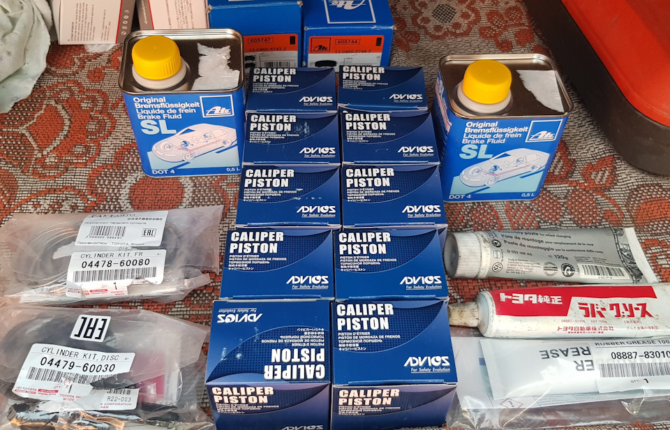 Обслуживание тормозной системы — Toyota Land Cruiser Prado 150-series ...