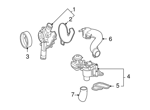 A2792001500 Engine Coolant Thermostat Kit Mercedes | Запчасти на DRIVE2