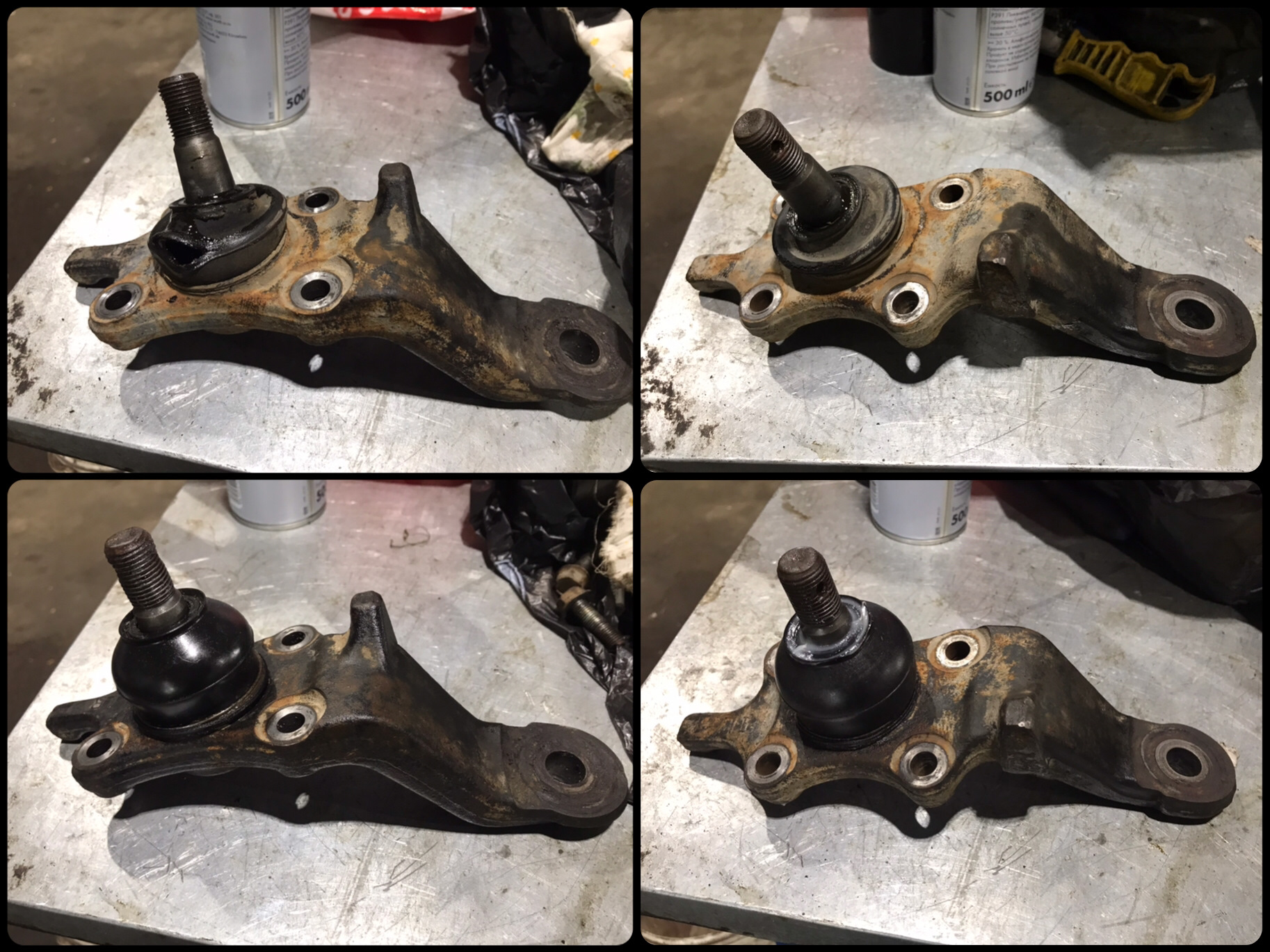 Наконечники рулевых тяг, пыльники нижних шаровых — Toyota Land Cruiser ...