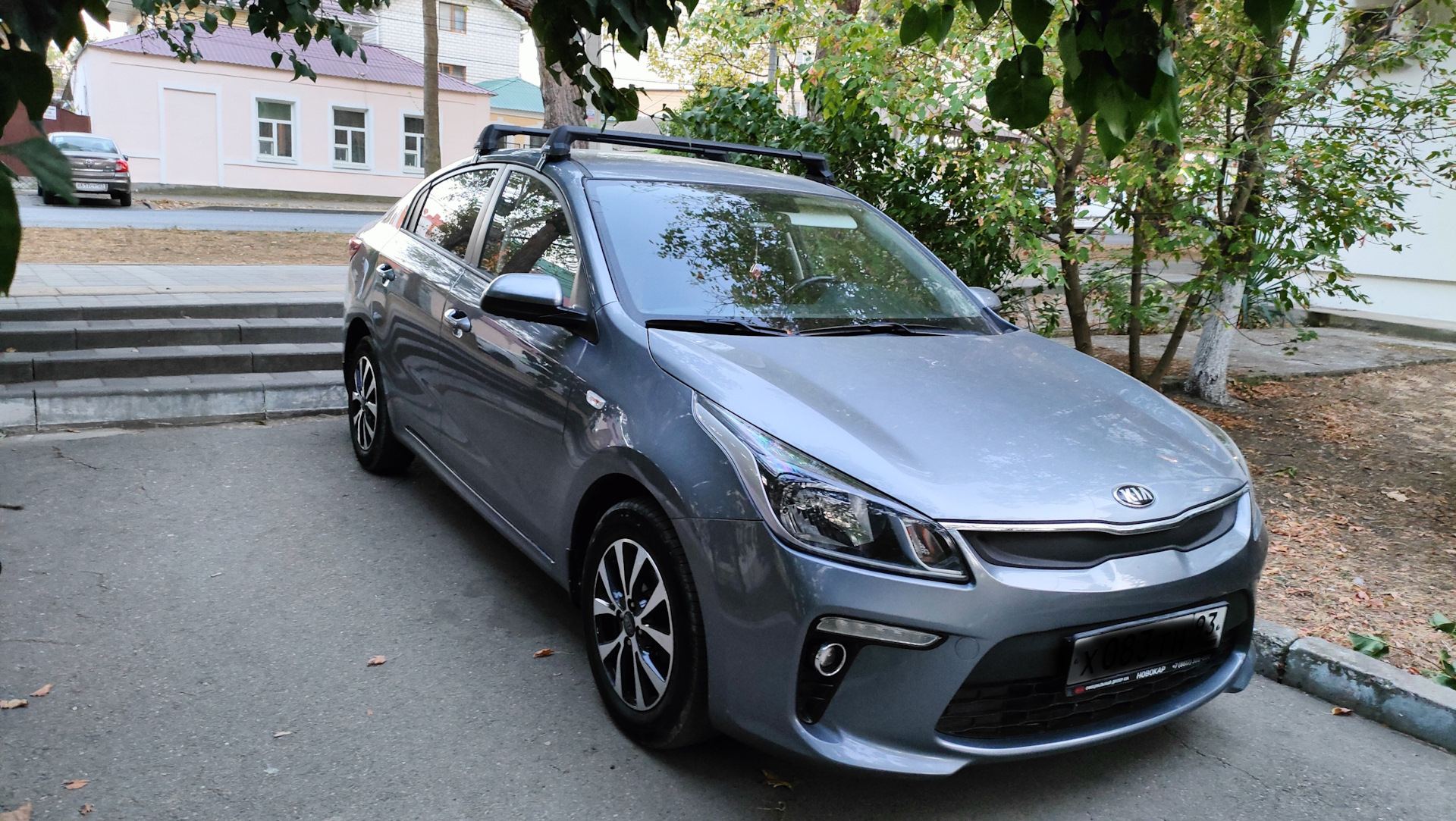 Багажник на крышу — KIA Rio (4G), 1,6 л, 2017 года | аксессуары | DRIVE2
