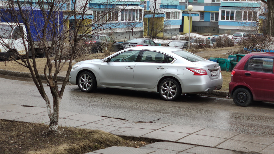Замена амортизаторов — Nissan Teana (L33), 2,5 л, 2014 года | визит на ...