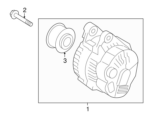 373222G500 Шкив генератора KIA HYUNDAI | Запчасти на DRIVE2