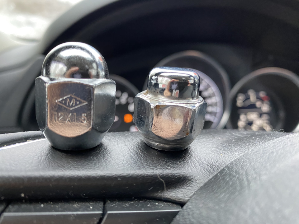 Колесные гайки пали от соли. — Mazda CX-5 (2G), 2 л, 2018 года ...