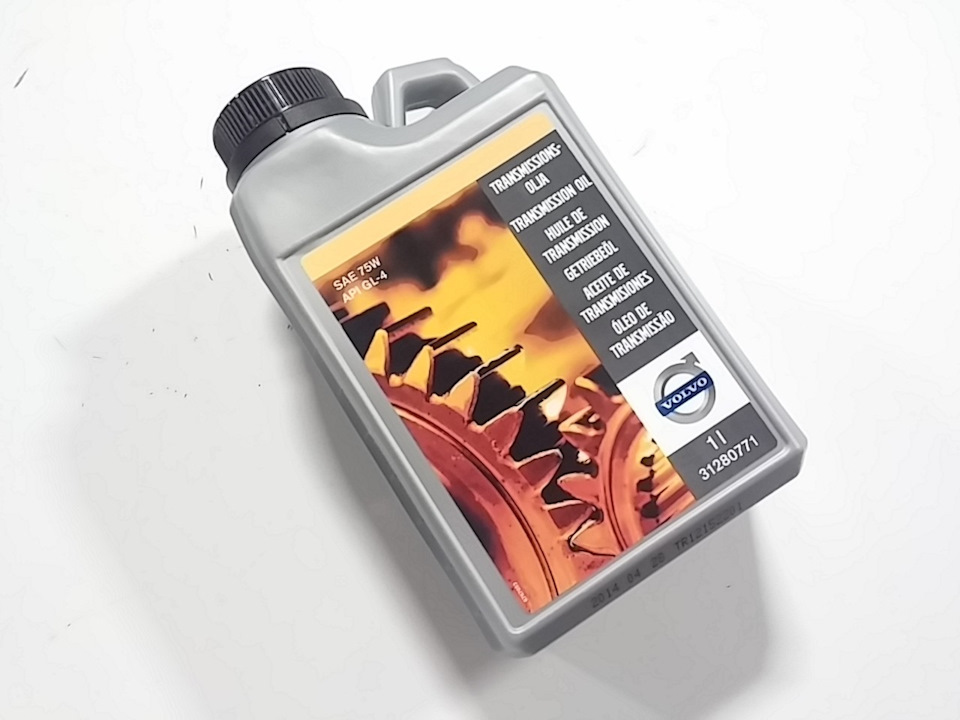 31280771 Масло трансмис. Volvo 75W GL4 M56/58/66/MMT6 (1 л) Volvo ...