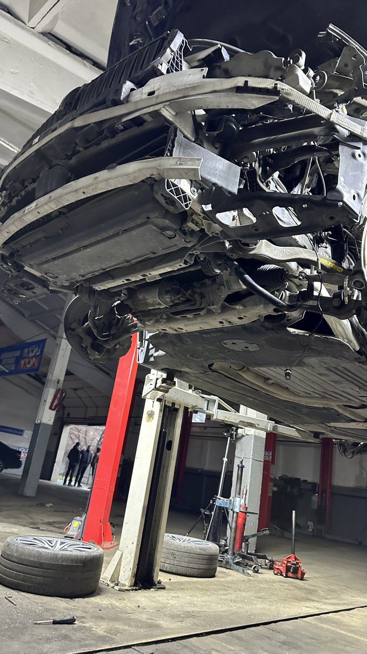 Ремонт ходовой, и долгое ожидание запчастей из Германии — BMW 5 series ...