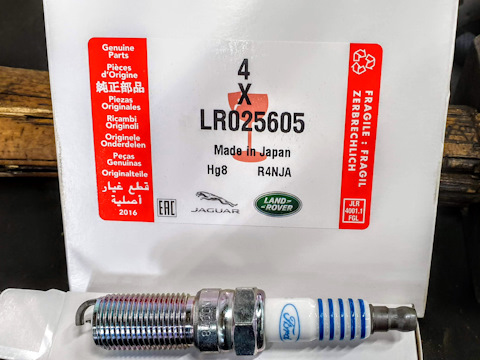LR025605 Свеча зажигания Jaguar Land Rover | Запчасти на DRIVE2