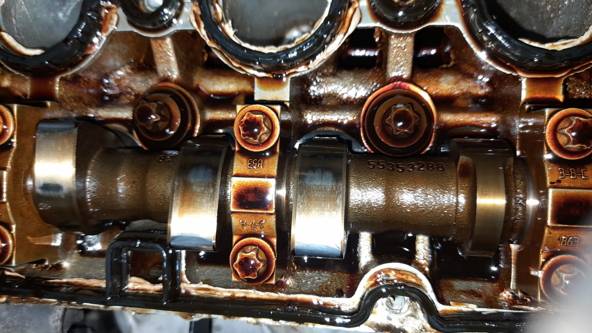 Вскрытие клапанной крышки — Chevrolet Cruze (1G), 1,8 л, 2011 года ...