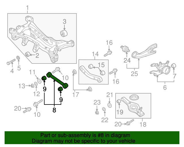 552502S110 Штанга подвески KIA HYUNDAI | Запчасти на DRIVE2