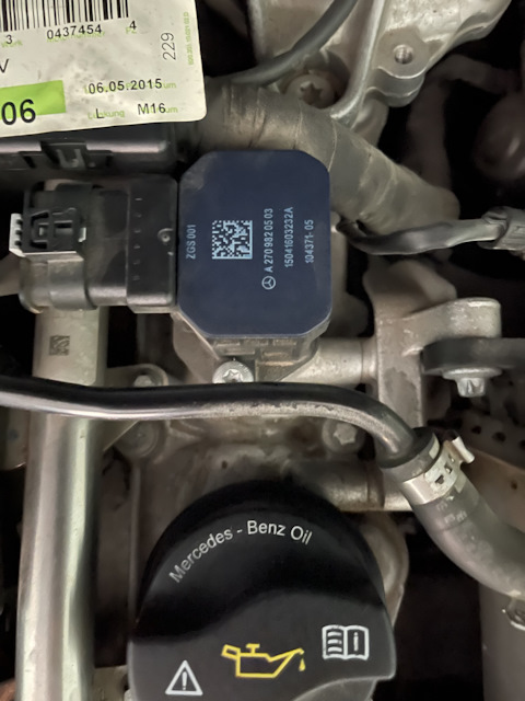 A2709820503 Клапан электромагнитный Mercedes | Запчасти на DRIVE2