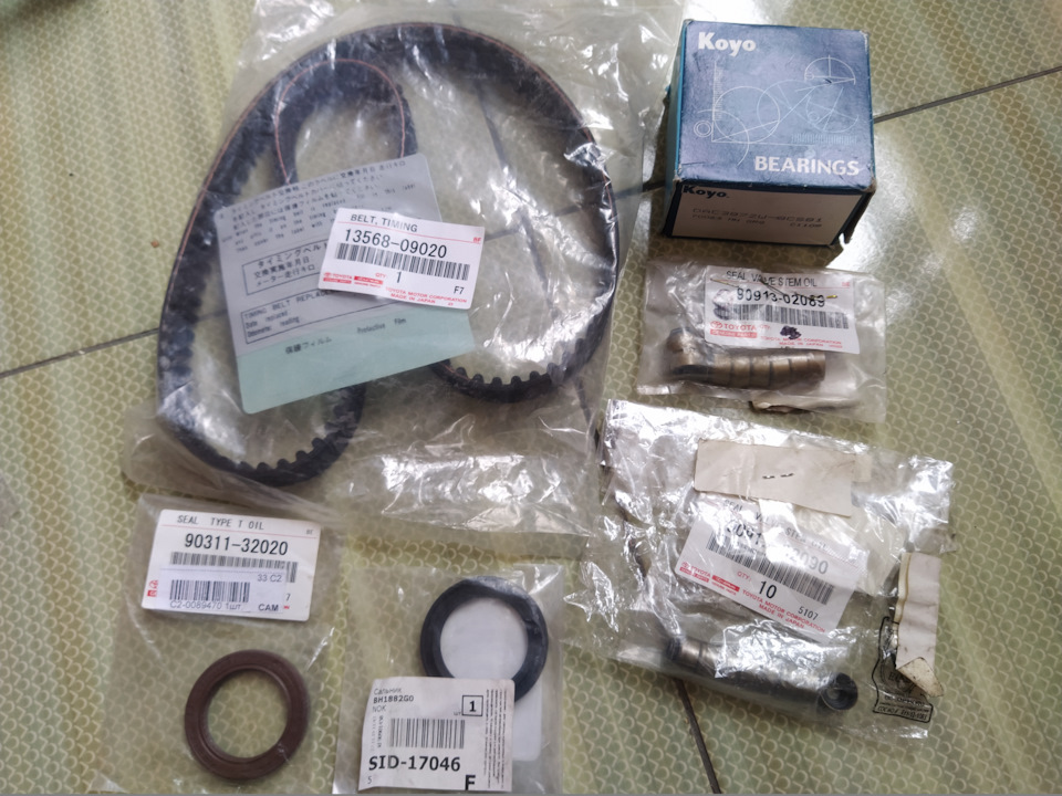 Плановое ТО. ГРМ, мск и не только — Toyota Sprinter Marino, 1,6 л, 1993 ...