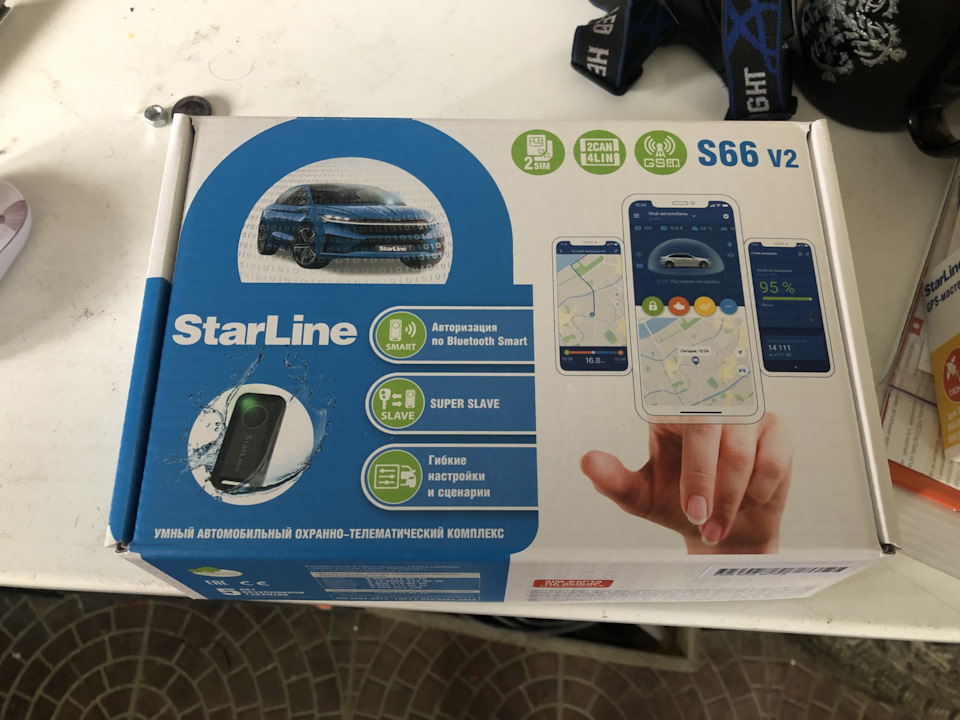 Автосигнализация StarLine S66 V2 BT 2CAN+4LIN GSM в TOYOTA COROLLA E150 — Toyota Corolla (140/ ...