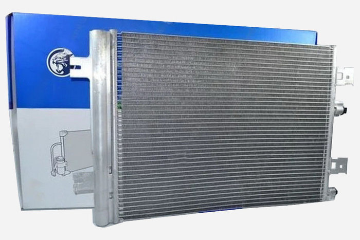 LRAC0961 Радиатор кондиционера для автомобилей Лада Largus (12-)/Renault Logan (08-)/Duster (10 ...