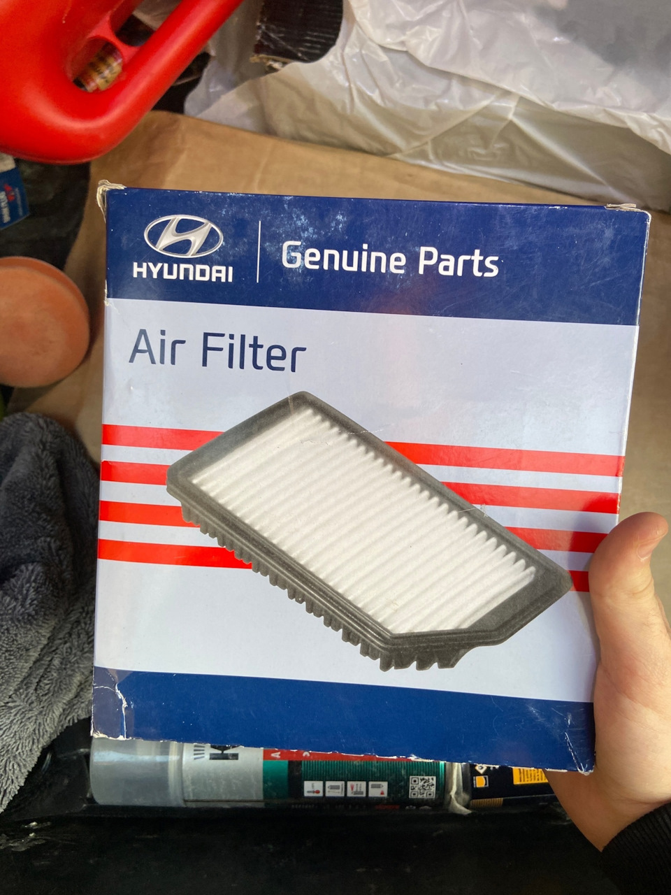 281132H000 Фильтр воздушный двигателя KIA HYUNDAI | Запчасти на DRIVE2