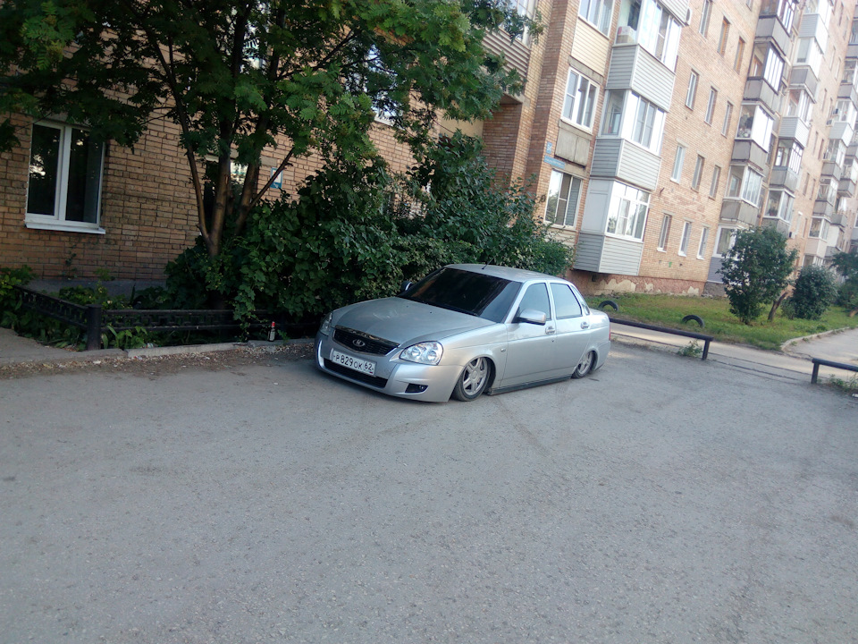 Жабо приора 2 — Lada Приора седан, 1,6 л, 2007 года | стайлинг | DRIVE2