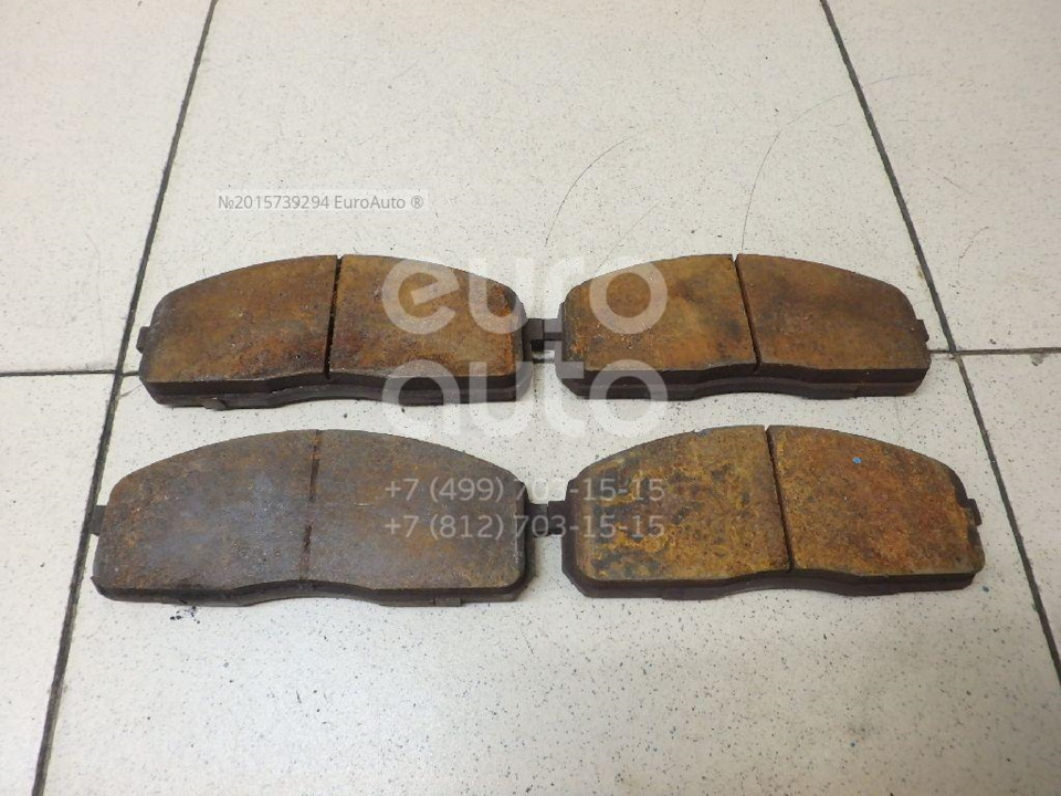 581014FA00 КОМПЛЕКТ ТОРМОЗНЫХ КОЛОДОК (4ШТ) KIA HYUNDAI | Запчасти на ...