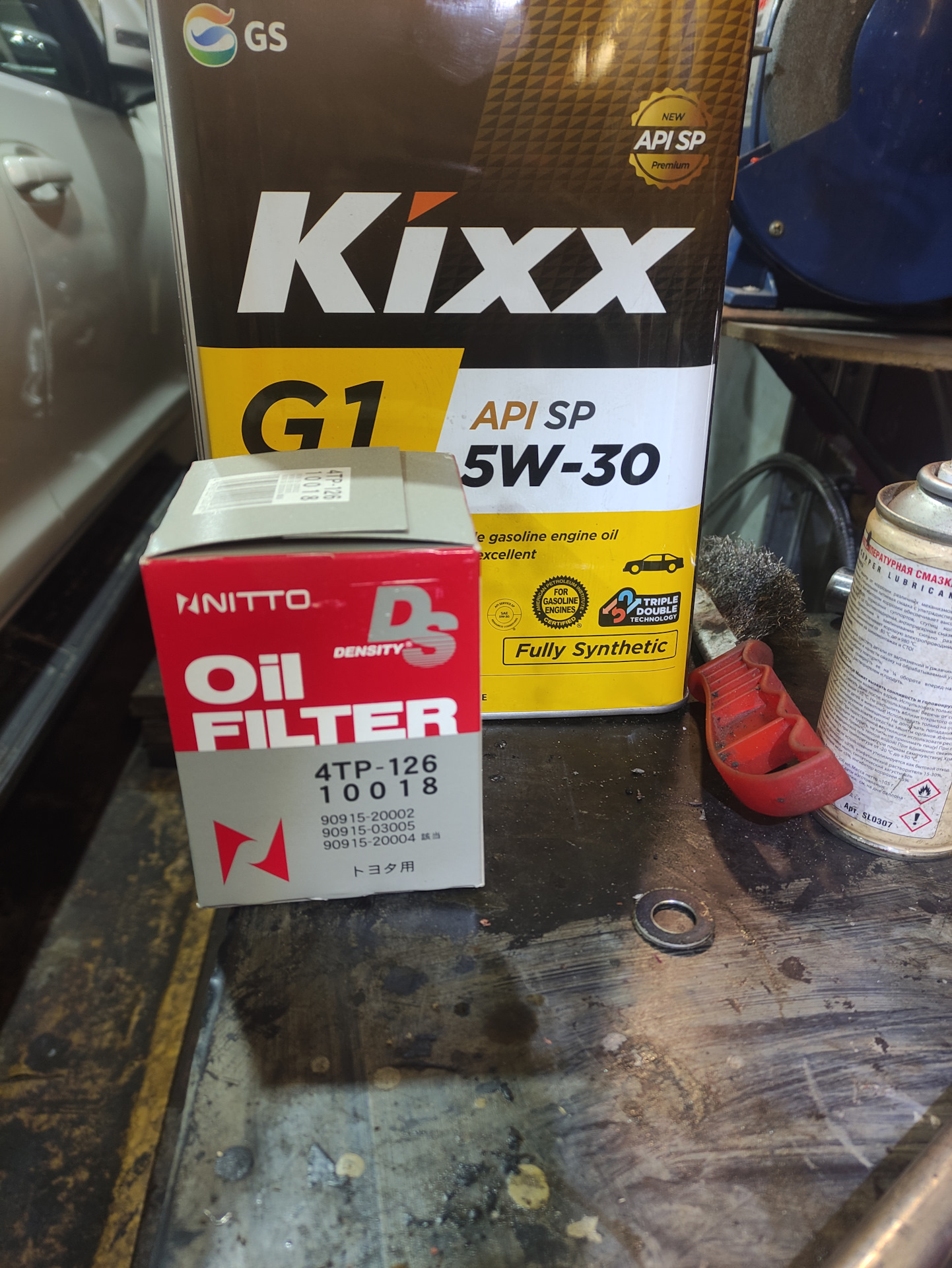 Маслоприемник. Устранение стука ДВС 2.7 на холодную — Toyota Land ...