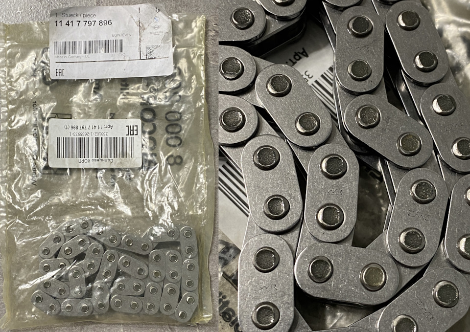 Запчасти для замены цепей ГРМ на дизеле N47N F20 F30 — BMW 1 series ...