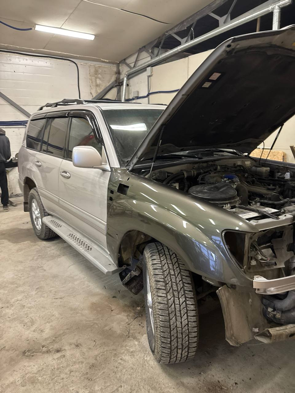 Заглушки. Первые шаги кузовного ремонта — Toyota Land Cruiser 100, 4,2 ...