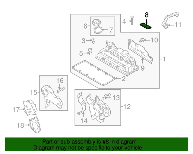 03L103113 Крышка VAG | Запчасти на DRIVE2