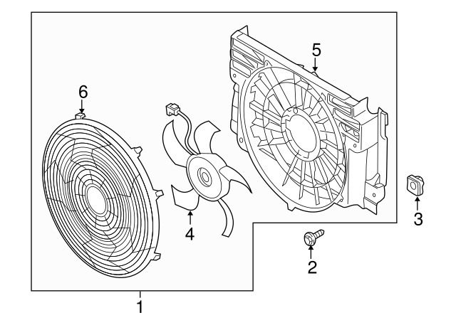64546921940 ВЕНТИЛЯТОР X5 00-04гг BMW | Запчасти на DRIVE2