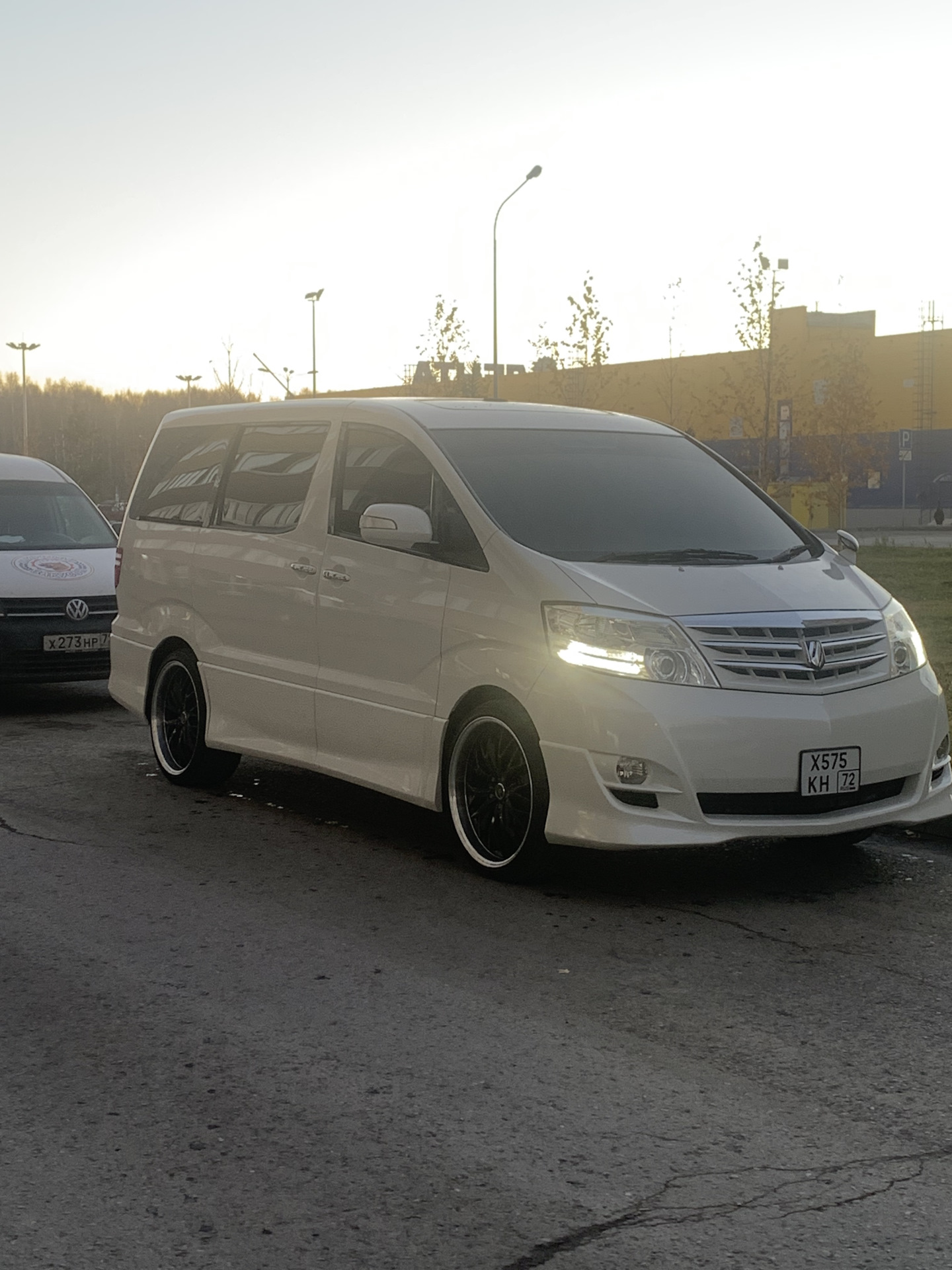 Диски R21 j9 резина 245/35 — Toyota Alphard (1G), 3 л, 2005 года ...