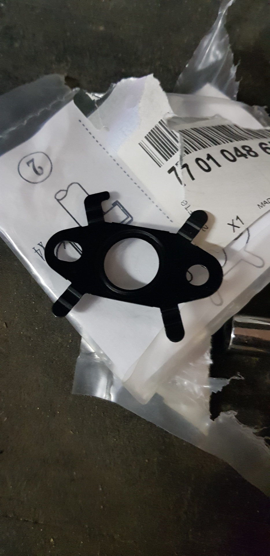 Прокладка турбы — Renault Scenic II, 1,5 л, 2007 года | своими руками ...