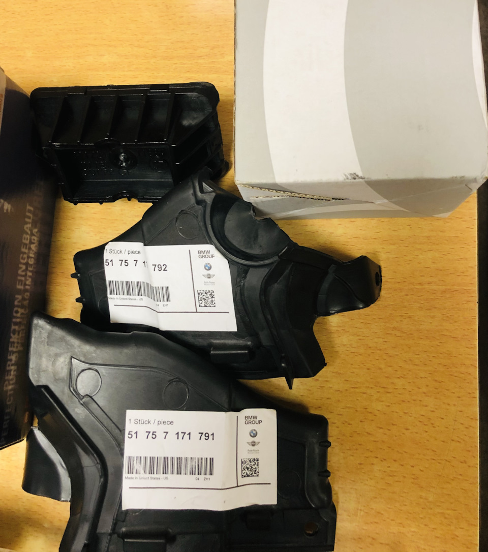 Замена перегородок моторного отсека — BMW X5 (E70), 3 л, 2007 года ...