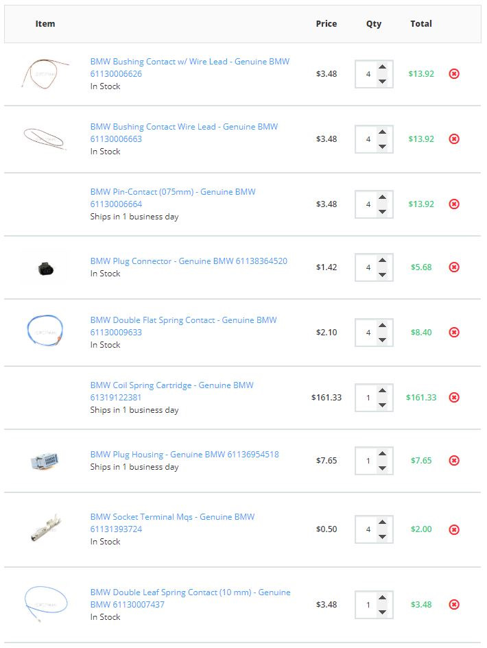 61319122381 Кассета витых пружин BMW | Запчасти на DRIVE2