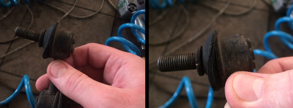 Замена стоек и втулок стабилизатора — Subaru Forester (SG), 2,5 л, 2003 ...