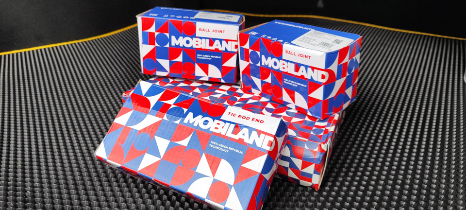 #243 Расходники Mobiland (Рулевой наконечник, опора шаровая, воздушный ...