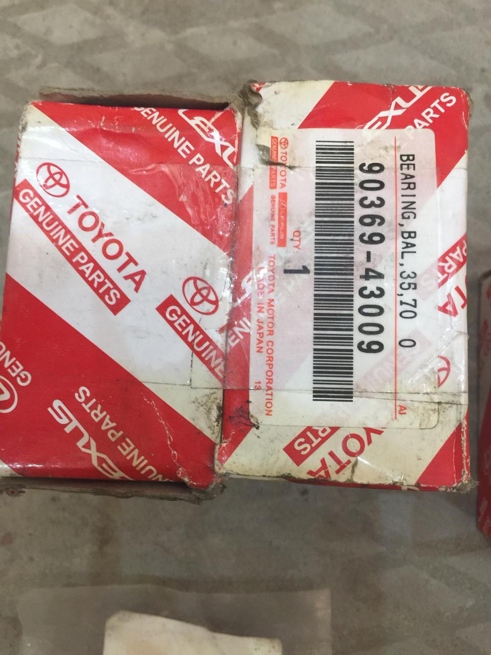 9036943009 Комплект ступичного подшипника TOYOTA LEXUS | Запчасти на DRIVE2