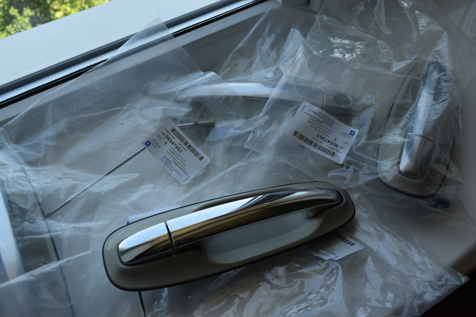 Комплект дверных ручек GM 93743755 — Chevrolet Lacetti Sedan, 1,8 л ...