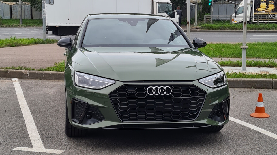 Audi A4 (B9) 2.0 бензиновый 2021 | District Green на DRIVE2
