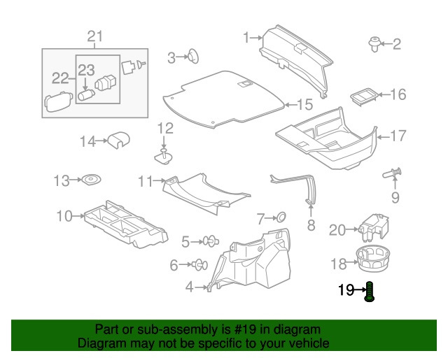 A1248980765 Болт пласт. крепл. накладки Mercedes | Запчасти на DRIVE2
