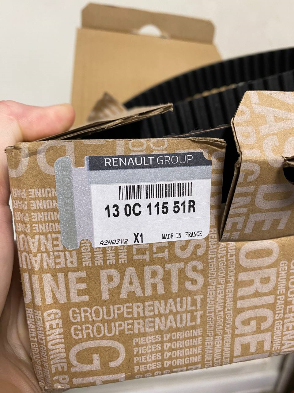 130C11551R Комплект ремня ГРМ Duster Рено Дастер RENAULT | Запчасти на ...