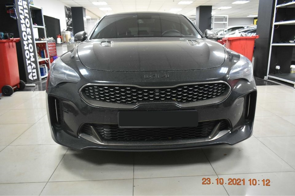 Kia Stinger на шумоизоляции по новой технологии PROFI | Москва — STP ...