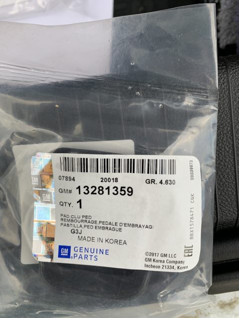 13281353 Накладка педали тормоза GM | Запчасти на DRIVE2