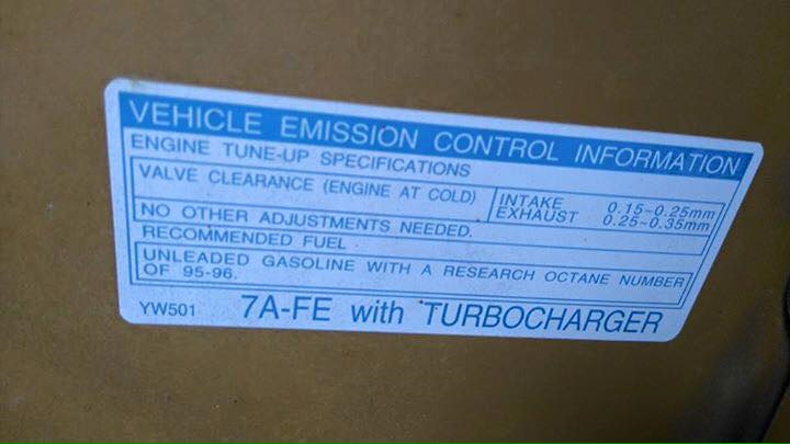 7AFE Turbo — Стоковый 7AFTE или Corolla AE112R SPORTIVO — Toyota ...