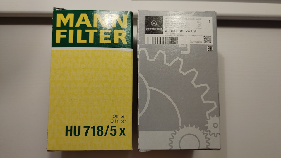 Масляный фильтр для M272 — MANN FILTER (HU718/5) или оригинал ...