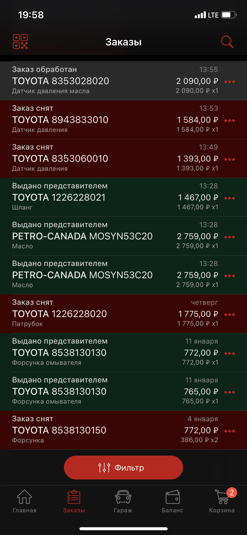 1226228021 Шланг TOYOTA LEXUS | Запчасти на DRIVE2