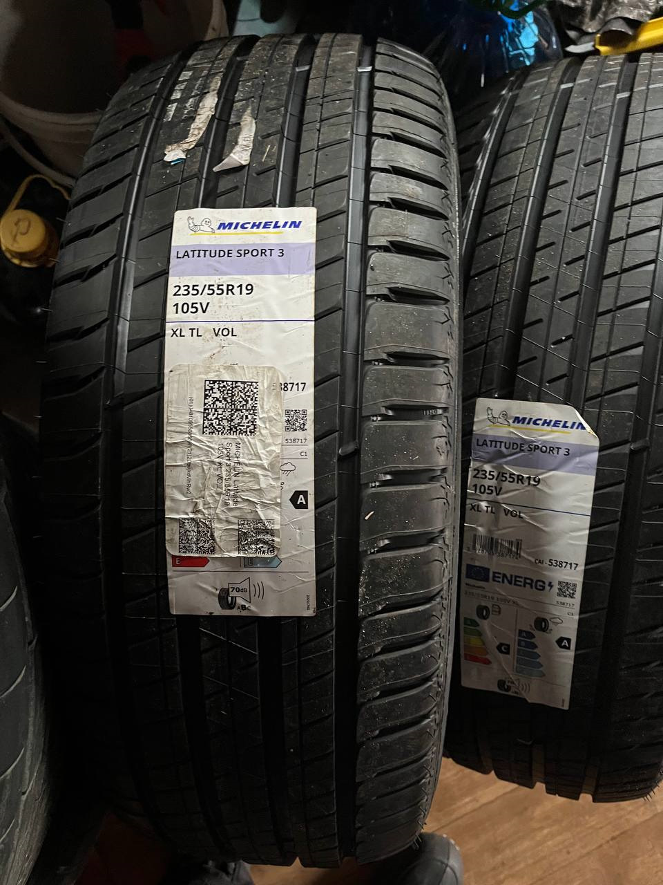 MICHELIN Latitude Sport 3 235/55 R19 105V — Audi Q5 (2G), 3 л, 2019 года | шины | DRIVE2